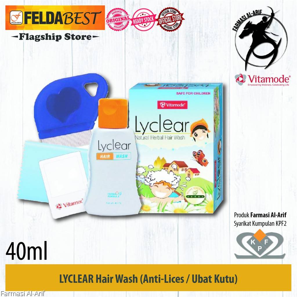 Lyclear Hair Wash 40ml Anti Lices Ubat Kutu