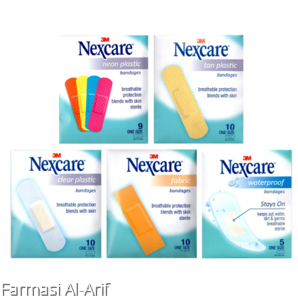 NEXCARE Plaster for Wound (Fabric / Waterproof/ Neon Plastic/ Plastic)