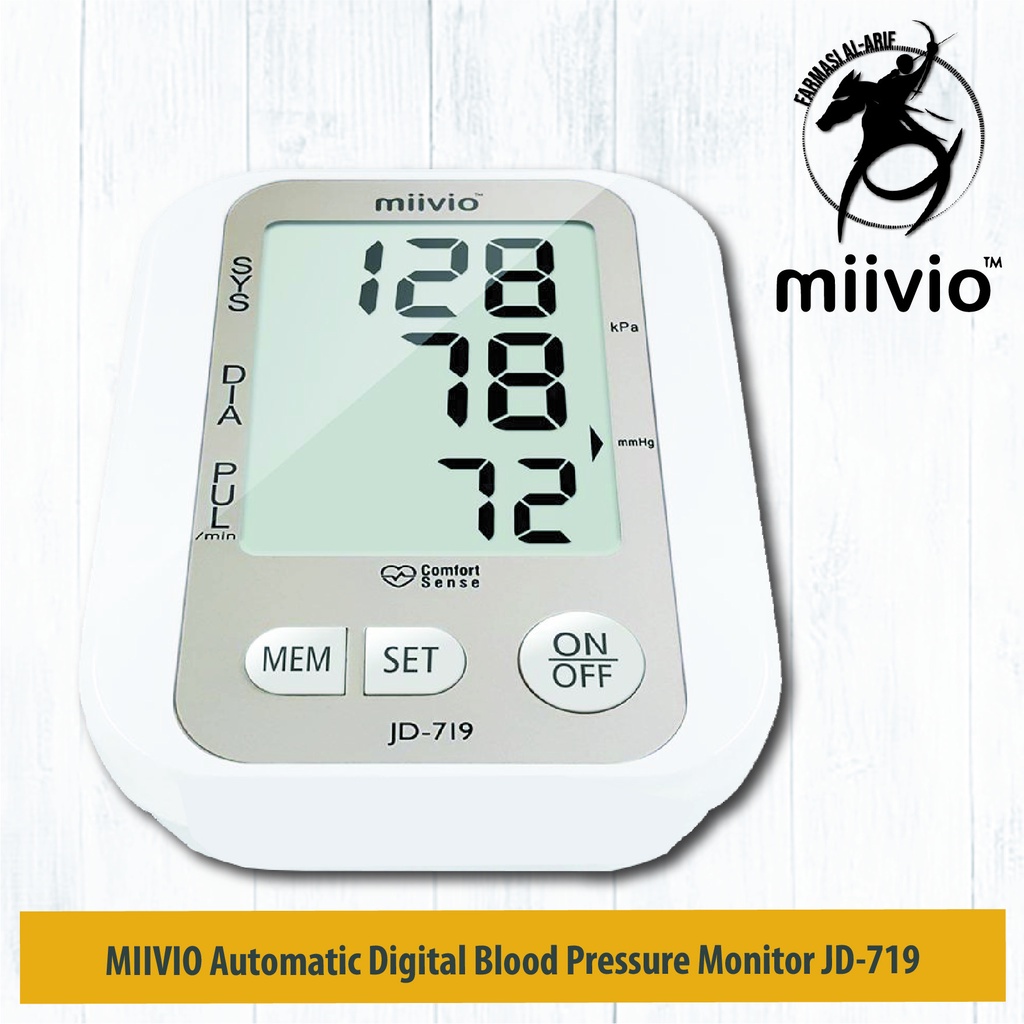 MIIVIO Automatic Digital Blood Pressure Monitor JD-719